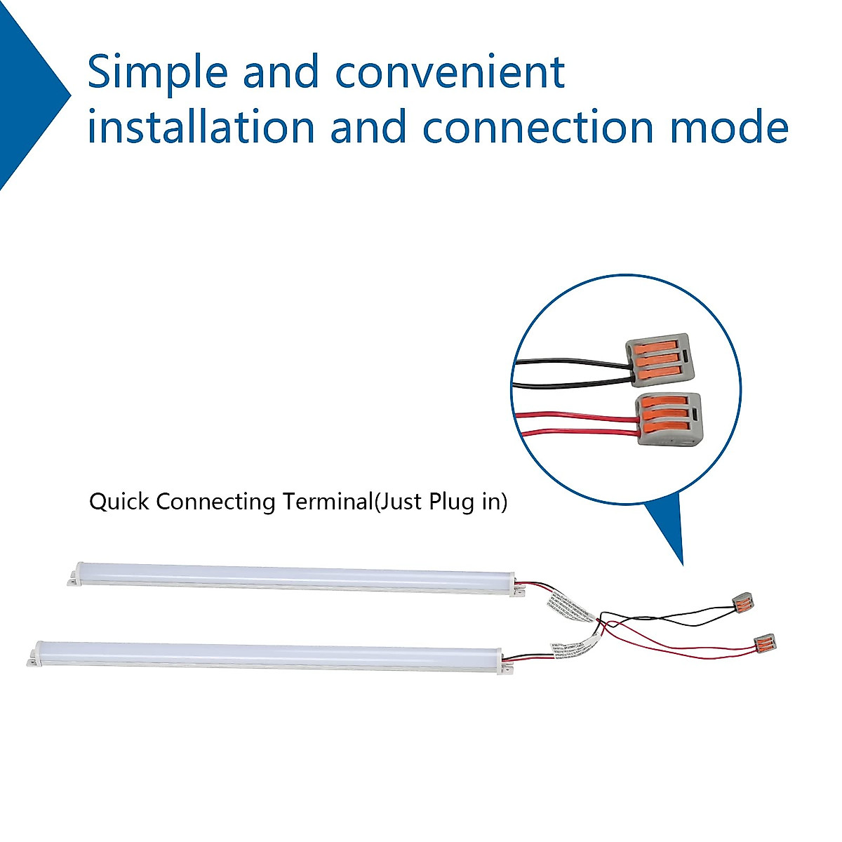 Sokply 4FT LED Magnetic Strip Retrofit Kit, 40W Magnetic Mount 48” LED Tube, 4000K Cool White, 0-10V Dimmable, T8 T10 T12 Fluorescent Replacement, Frosted Lens, UL&DLC Listed