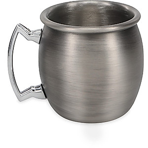 Pavilion Gift Company 2 Oz Silver Stainless Steel Moscow Mule Shot Glass Liquid Courage