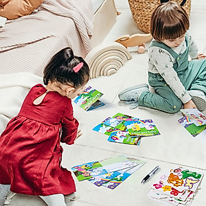 JOYIN 28 Packs Valentines Cards With Stickers (Unicorn, Dragon, Llama, Mermaid) for Kids Party Favor, Classroom Exchange Cards,Anniversary and Birthday,Gift Cards, Greeting Cards,Arts & Craft