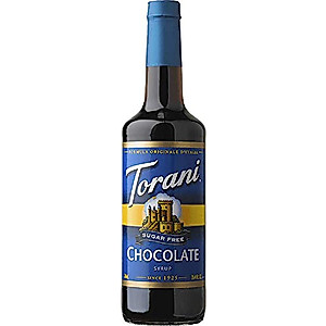 Torani Chocolate Syrup, Sugar Free, Kosher, 12.7 Fluid Ounce (Pack of 4)