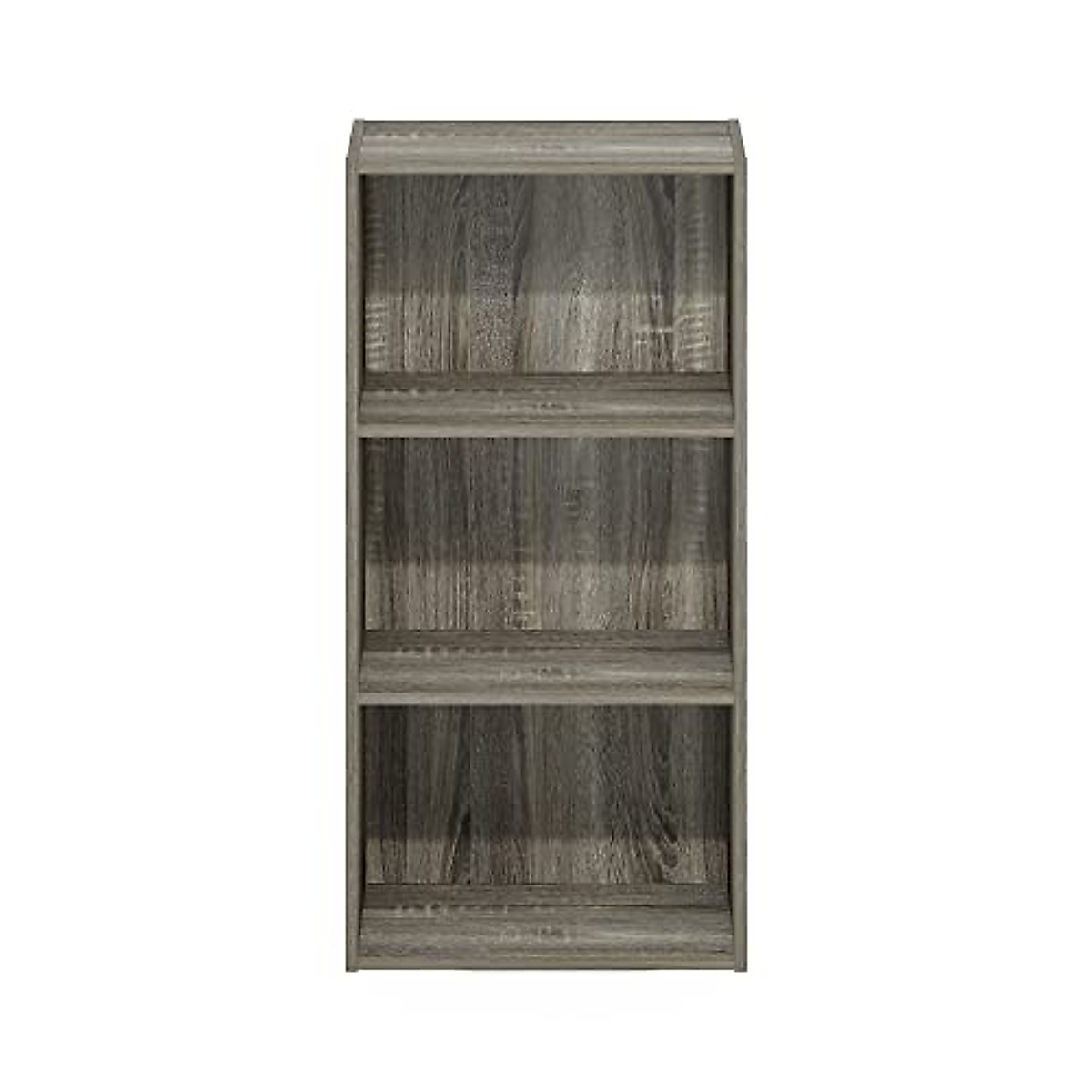 Furinno Luder 3-Tier Open Shelf Bookcase, French Oak