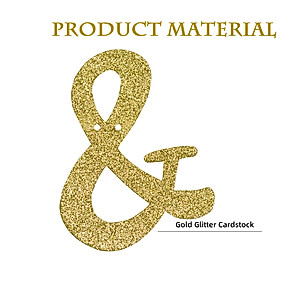 Bach & Boujee Banner, Glitter Bachelorette Banner for Bachelorette Party Decor (Gold)