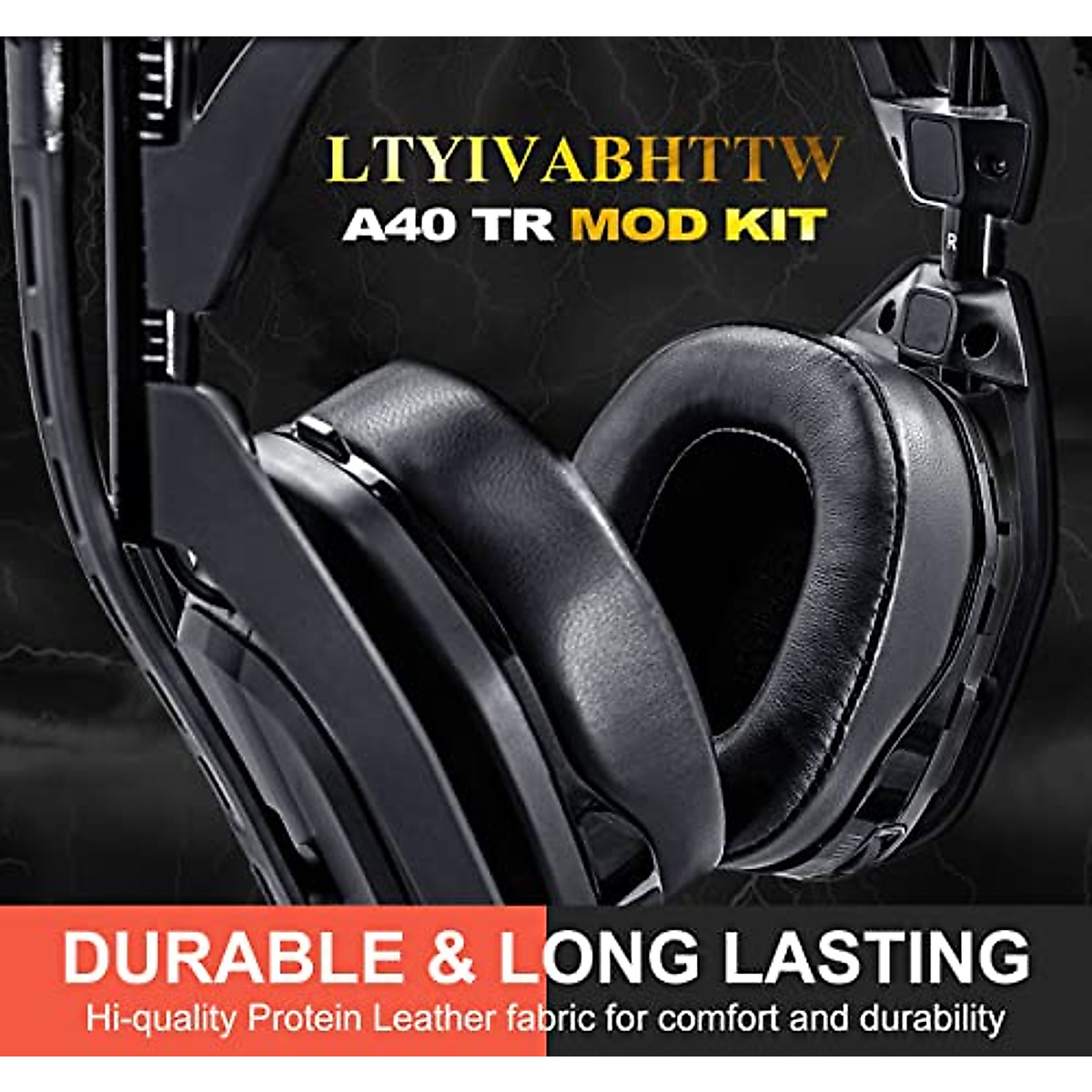 A40 TR Ear Cushions - Earpads Compatible with Astro Gaming A40 TR Wireless Headset - a40 tr Replacement parts/a40 Accessories/Headband/Microphone Foam