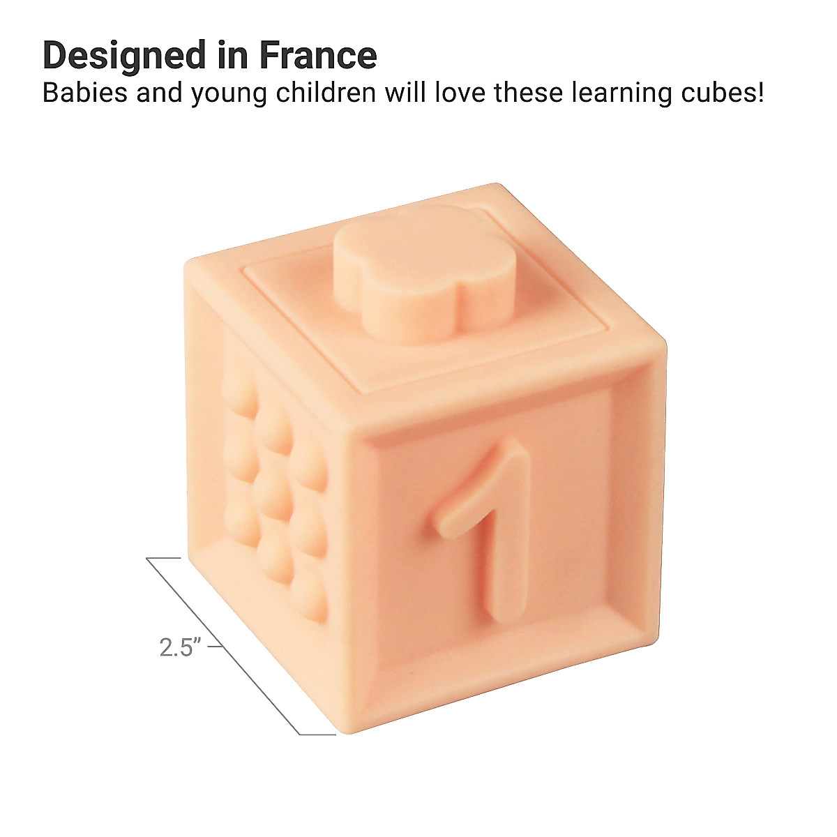 BabyToLove My Discovery Cubes | Early Childhood Development Toy | Multifunctional and Multisensory Blocks | Building Blocks | Fun Shapes