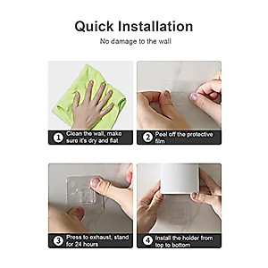 Toothbrush Sanitizer, Self Adhesive Toothbrush Holder with 3 Cups, Automatic Toothpaste Squeezer Dispenser Bathroom Accessories Set (Black)