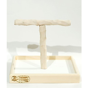 Deluxe Tabletop NU Perch - Parrot T Perch Stand