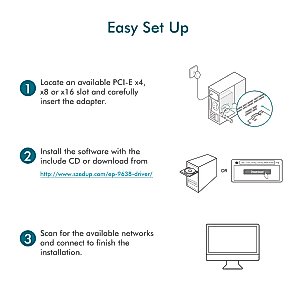 EDUP 10Gb Gigabit Ethernet PCI-E Network Controller Card with Heat Sink 1G/2.5G/5G/10Gbps RJ45 LAN Adapter PCI Express Converter Network Card for Desktop PC with Windows 10/8.1/8 /7