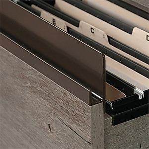 Pemberly Row Engineered Wood 2-Drawers Lateral File Cabinet Mystic Oak