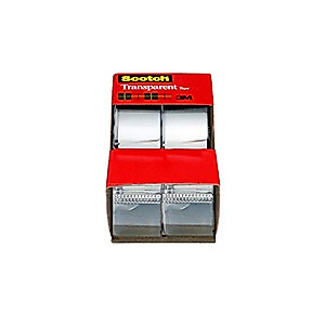 Scotch Transparent Tape, 3/4 in x 250 in, 2 Rolls (2157SS)