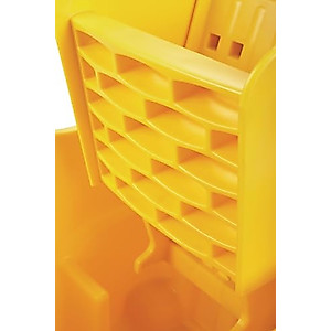 Rubbermaid Commercial Products Side-Press Replacement Wringer for WaveBrake 2.0 Mopping Buckets, Yellow, Heavy Duty Cleaning for Professional/Janitorial Use