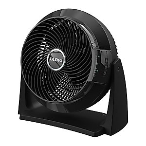 Lasko 3637 3-Speed Fan with Remote Control, Small, Black