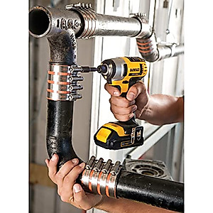 DEWALT 20V MAX* Cordless Drill Impact Driver Kit, 1/4-Inch (DCF885C2)