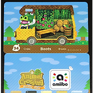 Boots Animal Crossing Welcome Series Amiibo Card #34 - Third Party