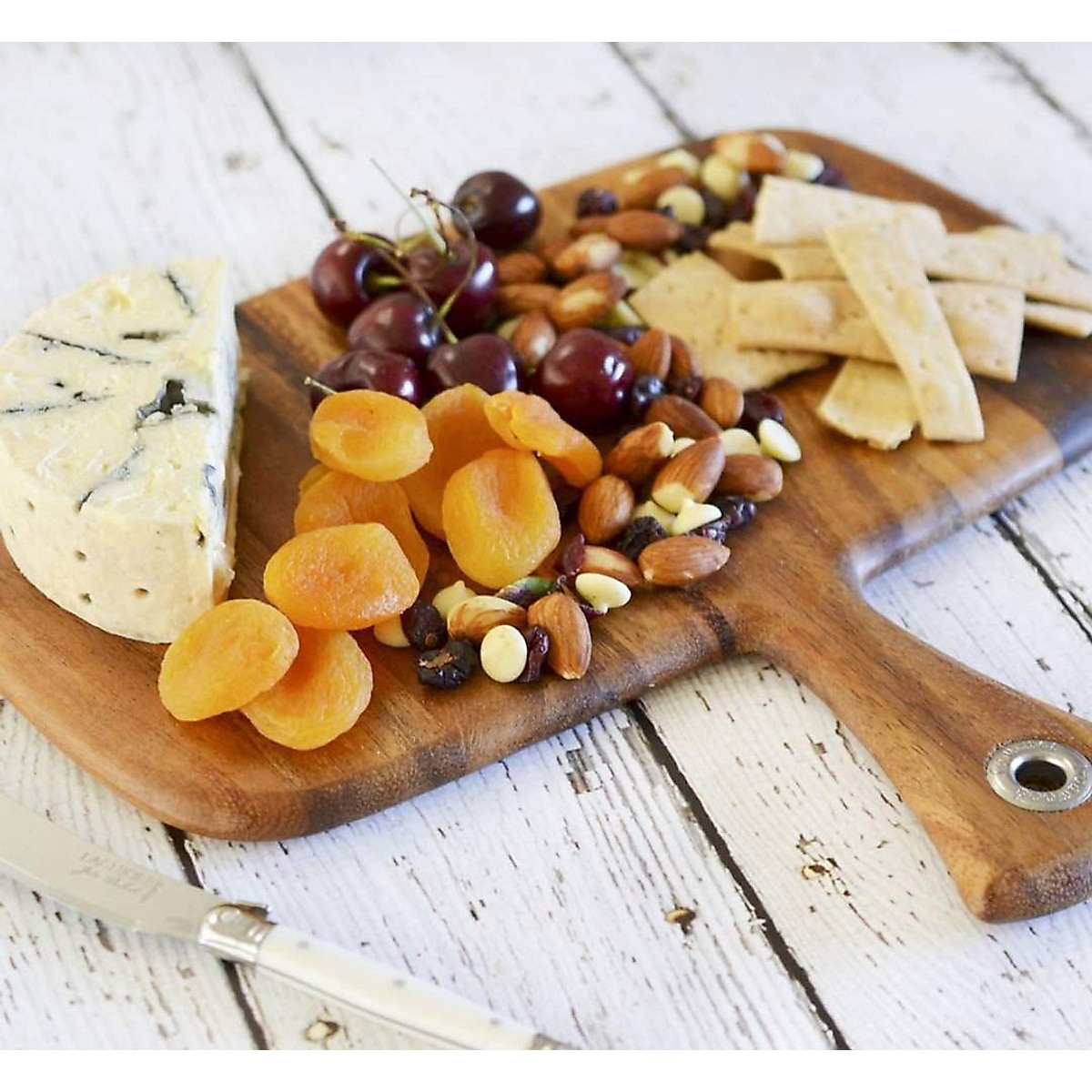 Ironwood Gourmet Small Rectangular Provencale Paddle Board, Acacia Wood