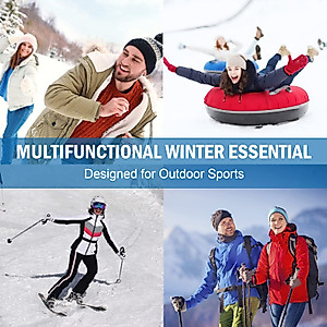 Meilzer Ski Mask Balaclava Wind-Resistant Winter Face Mask for Women/Men Adjustable Warm Hood Cover Hat Cap Scarf (Navy Blue)