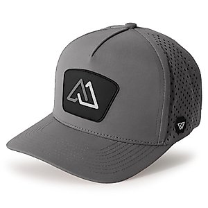 The Mountains Performance Hat- Unisex Baseball Cap - Outdoor Hats (Grey)