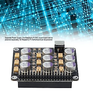Hilitand DC5V Power Filter Board Power Filter Board for Raspberry Pi DAC Audio Decoder Boards HIFI Expansion Module DC5V