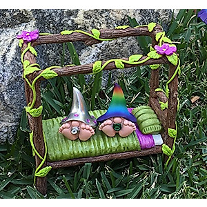 GlitZGlam Miniature Baby Gnomes 7 Pack Collection – The Adorable Baby Gnomes for The Fairy Garden That Garden Fairies Love