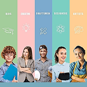 PSLER 100 Sheets Carbon Paper Sheets, Carbon Transfer Paper with 3PCS Embossing Stylus for DIY Woodworking, Paper, Canvas and Other Art Craft Surfaces(7.3 by 10 Inch)