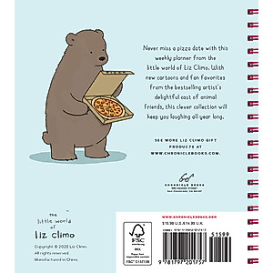 Liz Climo 2021 Engagement Calendar: (Weekly Calendar of Animal Comic Strips, Funny Animal Cartoon Planner Calendar)