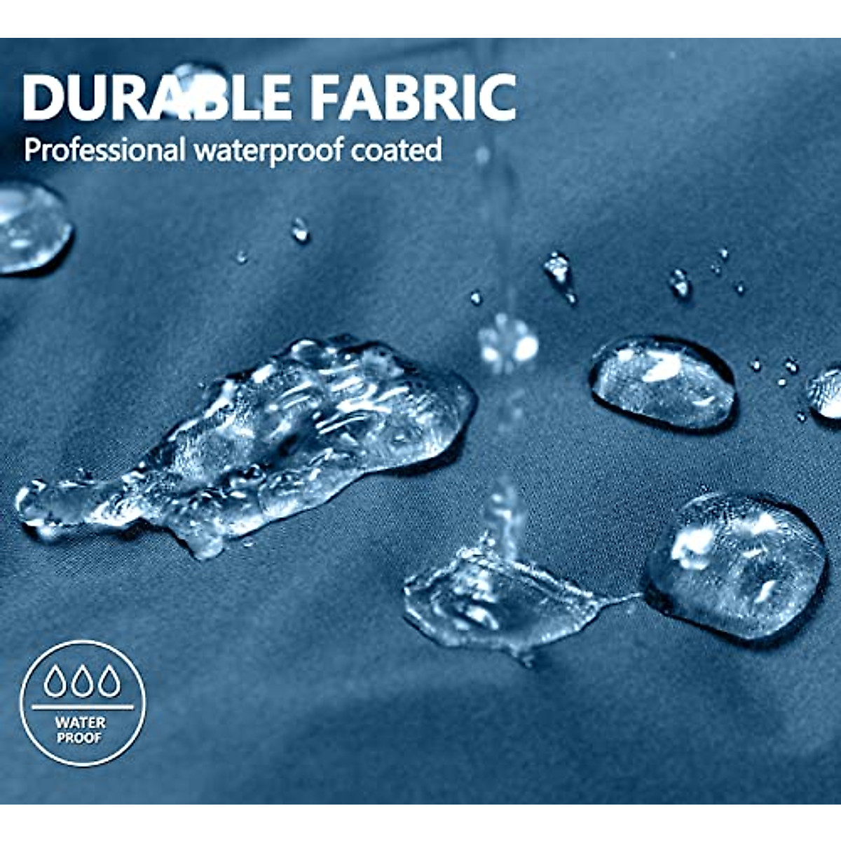 Little Donkey Andy Men's Lightweight Waterproof Rain Jacket Outdoor Rain Shell Coat for Hiking,Golf,Travel Blue Mirage Size L