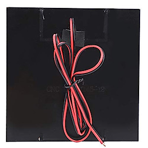 FECAMOS Solar Battery Charger 12 Volt 3W, Waterproof Polycrystalline Solar Panel Charger with Cable for Chicken Coops, Greenhouses, Sheds,Pet Houses DIY Projects