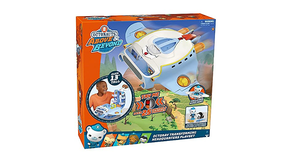 Octonauts Octoray Transforming Playset | 25+ Lights & Sounds