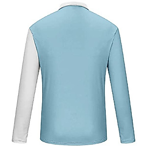 Oversized Mens Tshirts Tshirts Shirts for Men V Neck Polo Striped Quarter Zip Pullover Sweater Stylish Casual Work Half Zip Collar Shirt Short Sleeve Summer Spring White M