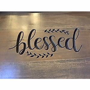 Beautiful Handrcrafted Farmhouse Style Carved Engraved Wooden Stovetop Cover Noodle Board with Optional Personalization