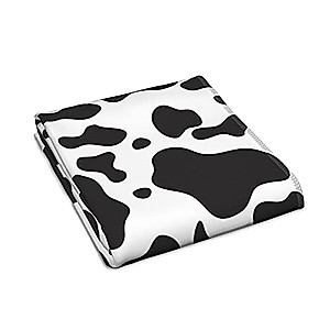 Yaateeh Animal Cow Print Face Towel Soft Absorbent Hand Towel Small Bath Towel Dish Guest Towels Washcloths for Bathroom Yoga Sports Kitchen Home Decor