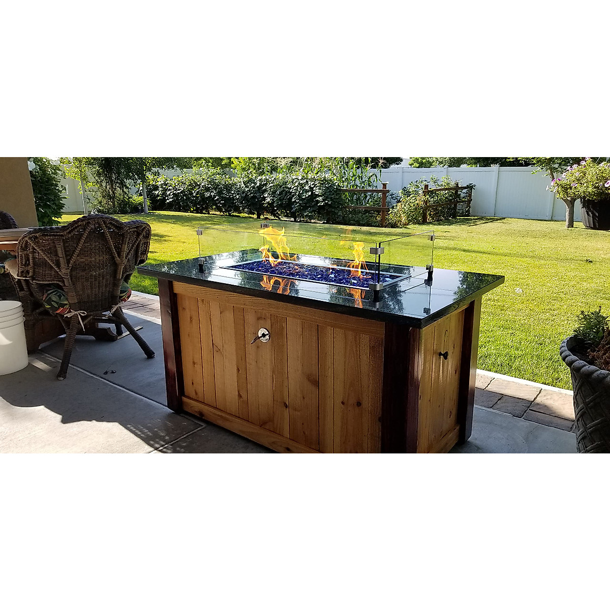 EasyFirePits Lifetime Warranted 316 Stainless Steel Marine Grade Straight Burners (48.00, 48 Inch Straight Burner)