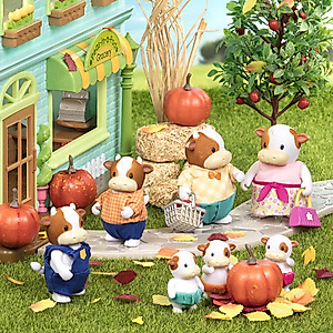 Li’l Woodzeez – Animal Figurines – Cow Toy – Collectible Figurines – Cow Family – 3 Years + – The FitzMoo Cows