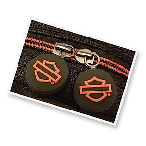 Harley-Davidson Deluxe Mini-Me Small Backpack, Rubberized #1 Logo - Black