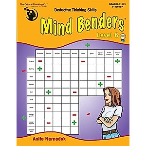 Mind Benders: Deductive Thinking Skills, Book 6, Grades 7-12+