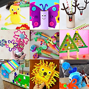 Itopstar 3000 Kids Arts and Crafts Supplies for Kids Girls Crafting Supply in 3 Layered Plastic Art Box All in One Kids Ages 4 5 6 7 8 9 10 11 & 12 Year Old Girls & Boys Crafting Supply Set