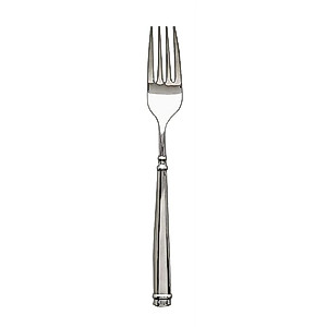 Ginkgo International Naples, Silverware Service for 6 Stainless Steel Flatware, 30-piece set, Silver