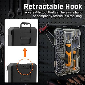 IRONCUBE Ratcheting Screwdriver Set, 56Pcs Phillips Slotted Torx Hex Pz and Socket, Magnetic Bits Set for Household, Cool Gifts for Men or Father