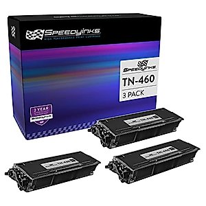 SPEEDYINKS Toner Cartridge Replacement for Brother TN460 High Yield (Black, 3-Pack) Compatible with Multi-Function: MFC-1260, MFC-1270, MFC-2500, MFC-8300, MFC-8500, MFC-8600, MFC-8700, and MFC-9600