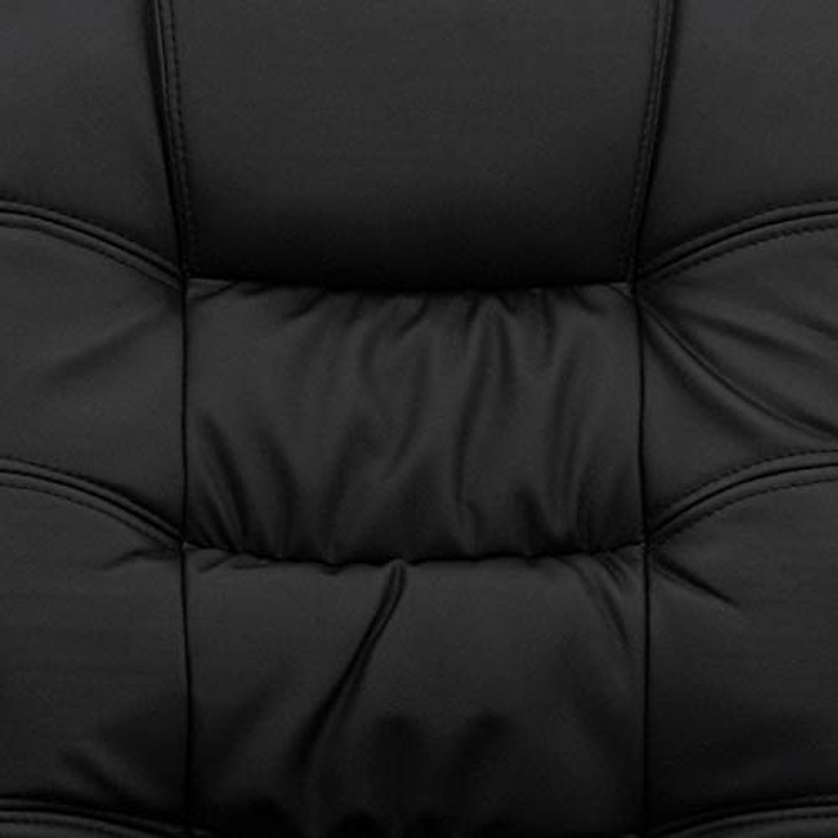 Flash Furniture Lindon Mid-Back Black LeatherSoft Swivel Task Office Chair with Arms