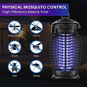 Bug Zapper Indoor/Outdoor Electronic Mosquito Zapper Fly Traps Gnat Killer Insect Fly Zappers