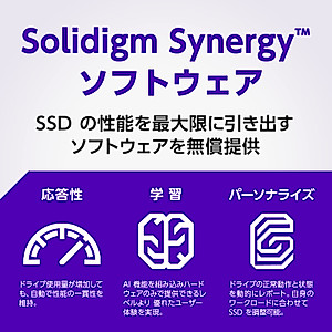 Solidyme Solidigm Internal SSD P44 Pro Reading Speed: 7GB/s (max), High Speed NVMe, PS5 Compatible, 512GB / (SSDPFKKW512H7X1/A) Domestic Regular Distribution