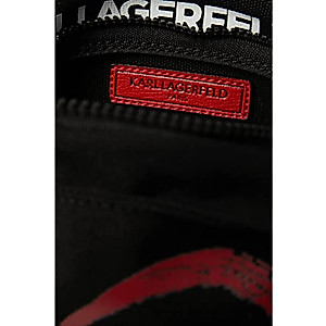 Karl Lagerfeld Paris Kristen Crossbody Black/City Heart Scarlet Print 2 PROCESSING PROCESSING