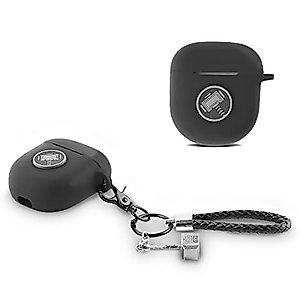 Case for Bose QuietComfort Earbuds II 2022, Suublg Cute Skin Design Charging Case Protective Silicone Cover with Cartoon Doll Keychain and Anti-Lost Lanyard Protection