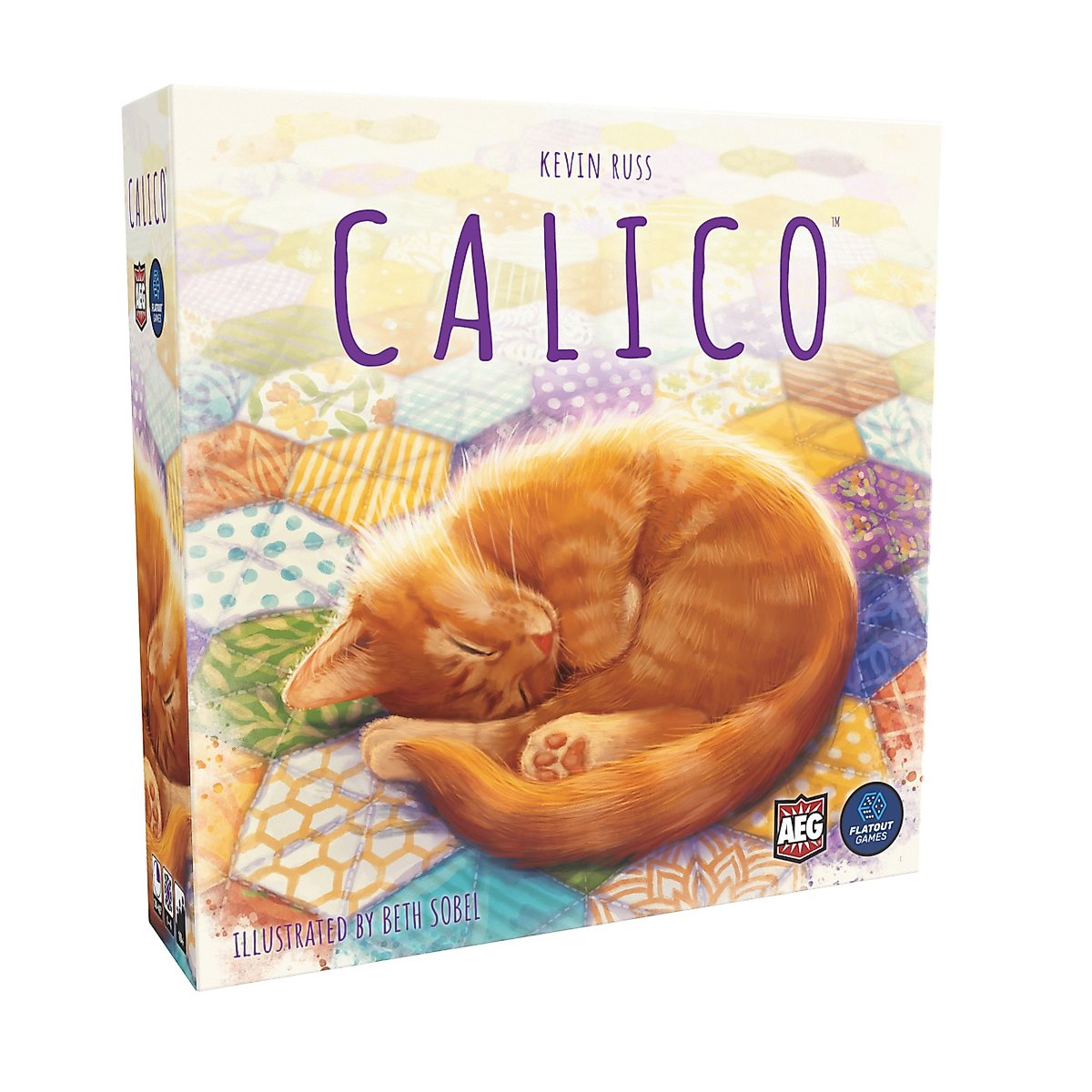 AEG & Flatout Games | Calico - Award Winning Board Game for the Whole Family | From the Creators of Cascadia | Easy to Learn | Quick to Play | Make Quilts and Attract Cats! | Ages 10 and up