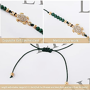 24/12 Pcs Evil Eye Bracelets Mexican Bracelets Hamsa Bracelet Set Protection Mal De Ojo Bracelets Gold Evil Eye Anklets Jewelry Gift for Women Men