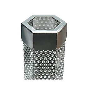 12" Stainless Steel Smoker Tube Smoker Box Hot or Cold Smoking Use Wood Pellets or Wood Chips for up to 5 hours of smoke flavor infusion