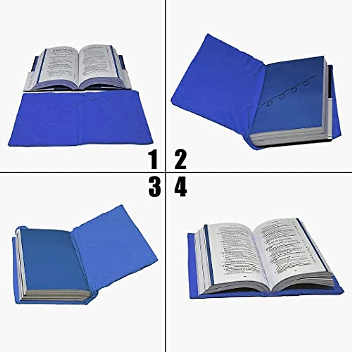 2 Pack Stretchable Book Sleeve Covers, for Paperbacks Hardcover Textbooks up to 9" x 12", Office Supplies with Free Sticker Labels (2 Pack, Rose Red + Pink)