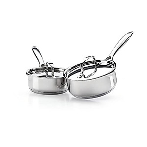 Napoleon 70046 Stainless Steel 2-Piece Sauce Pan Set Grill Accessory