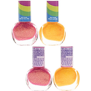 Townley Girl No Drama Llama Makeup Filled backpack Set with 10 Pcs, Including Lip Gloss, Lip Balm, Nail Polish, Nail Stickers, Hair Bows, Flip Up Mirror and More, Ages 3+