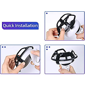 2pcs VR Grip Accessories Anti-Shock Touch Controller Frame Protective Guard Anti Break Shell Protective Cover Cage for Oculus Quest 2
